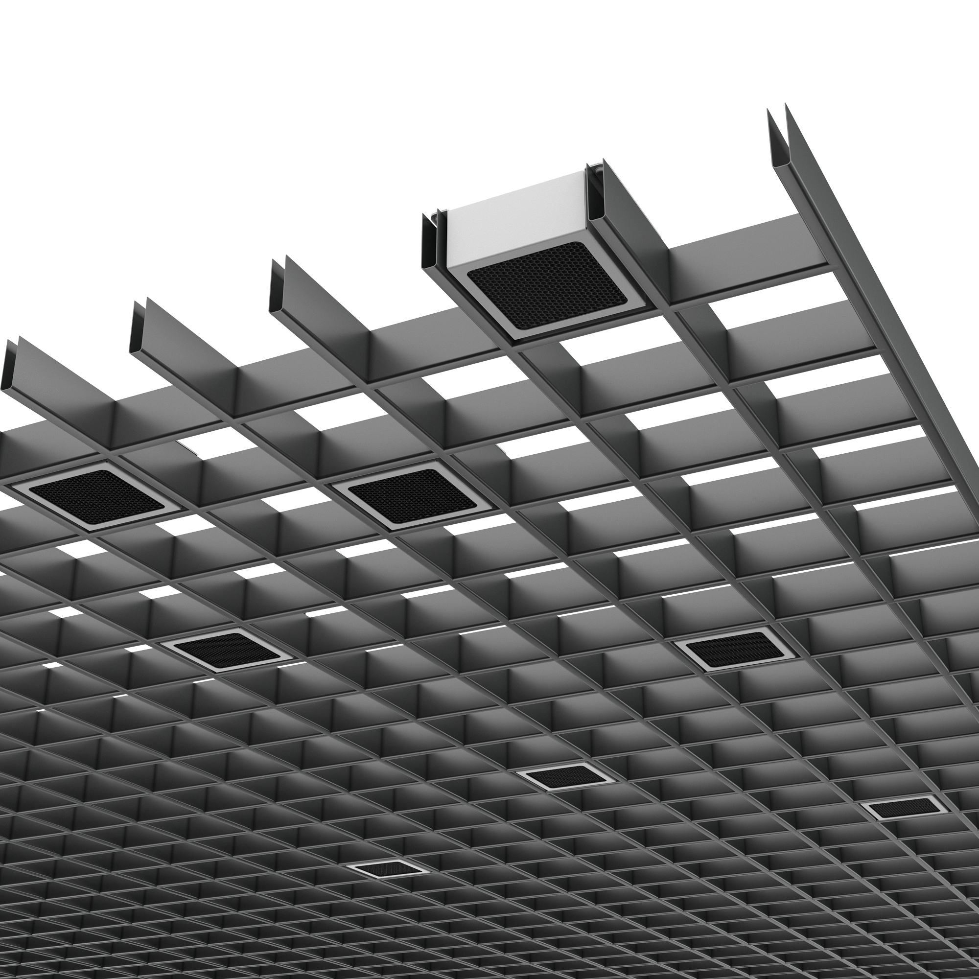 Антибликовая решетка для светильников Geniled Griliato Tetris для ...